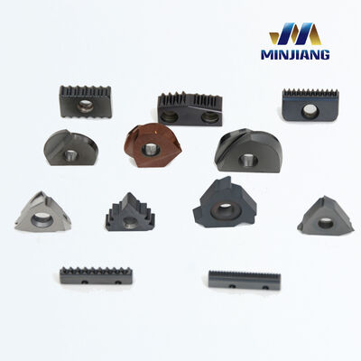 ISO9001 Buttress Carbide Threading Inserts Heat Resistance